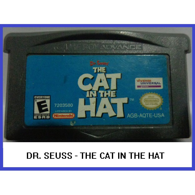 Jogo GBA - Dr Seuss' The Cat in the Hat | Shopee Brasil