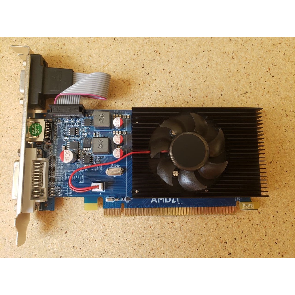 Placa Vídeo Amd Radeon Hd 7450 2gb DVI HDMI VGA Computador | Shopee Brasil