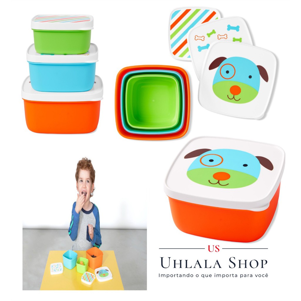 Kit Potes Skip Hop Cachorro Lançamento! | Shopee Brasil