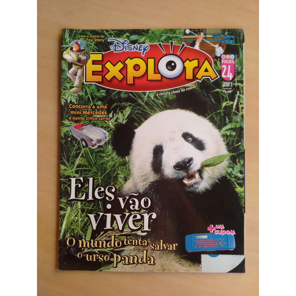 Revista Disney Explora 24 Toy Story Infantil Panda Jogo 568r | Shopee ...
