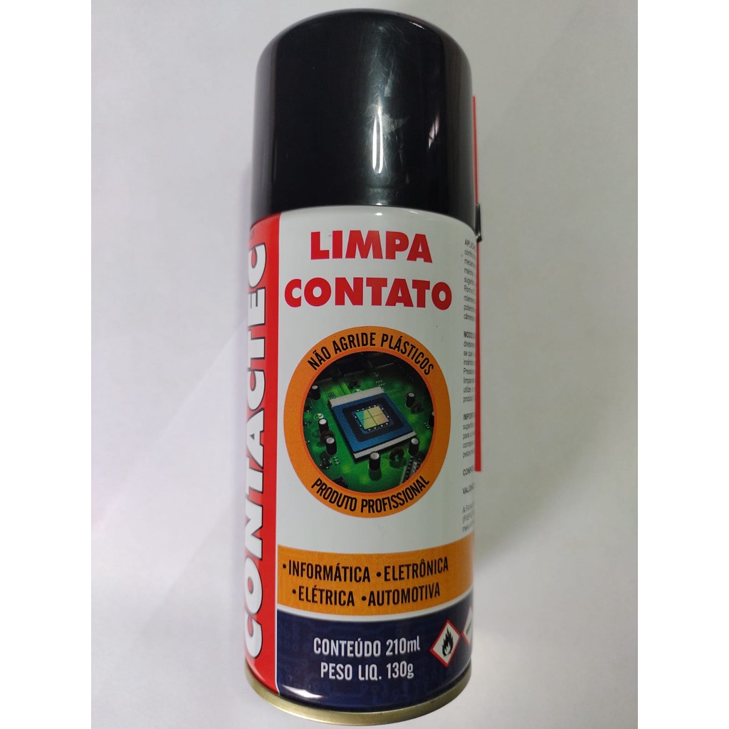 Limpa Contato Contactec Produto Profissional 210ml Recupera ...