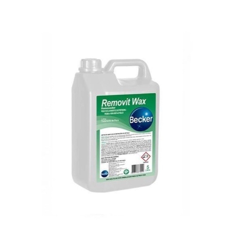 Detergente Removedor Removit Wax - Becker 5 Litros | Shopee Brasil