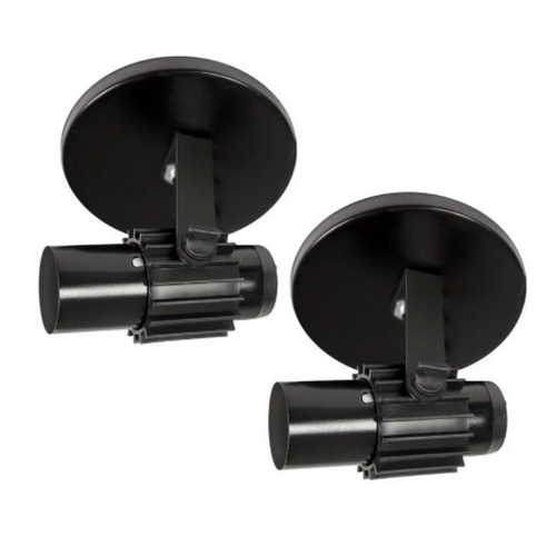 Kit 02 Spot Simples Aletado Led Bulbo Par20 1x E27 Preto | Shopee Brasil