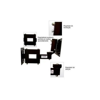 Suporte Tv Monitor Parede Lcd Led Plasma 6movimentos Tri Articulado 15 ...