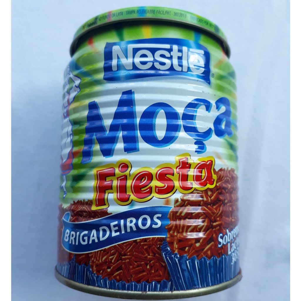 Lata antiga Moça Fiesta Nestle - A38 | Shopee Brasil