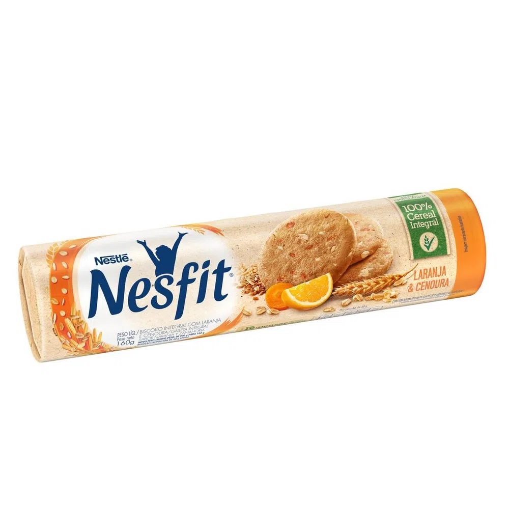 Biscoito Nesfit Laranja E Cenoura Nestle 160g | Shopee Brasil