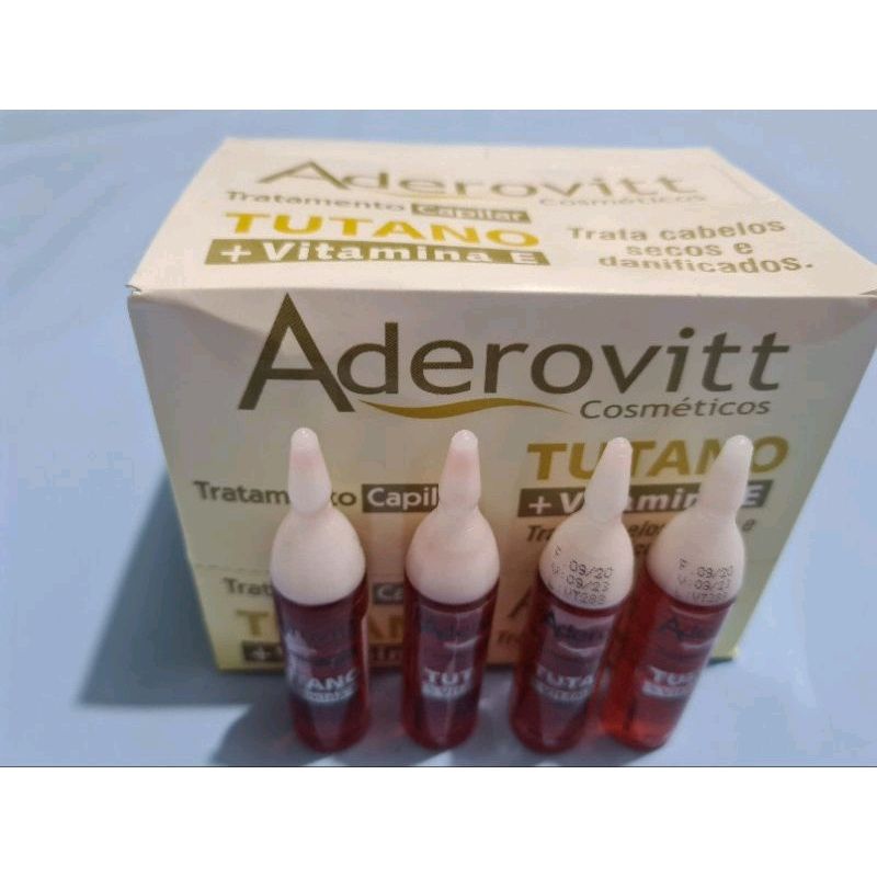 Kit 2 ampolas Vitamina Tutano + Vitamina E 10ml | Shopee Brasil