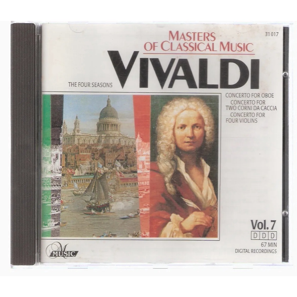 Cd Antonio Vivaldi - Master Classical ( Usa ) | Shopee Brasil