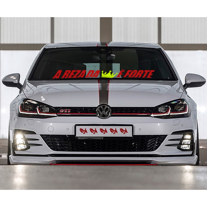 Adesivo Automotivo Para-brisa A Reza da Coroa é Forte 13x80cm | Shopee ...