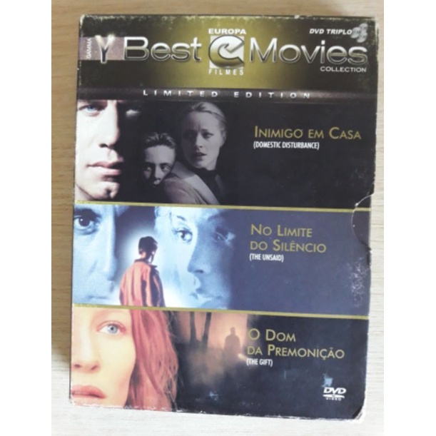 DVD Filme Original - 3 Filmes Box Edicao Limitada - Inimigo de Casa - No Limite do Silencio - O ...