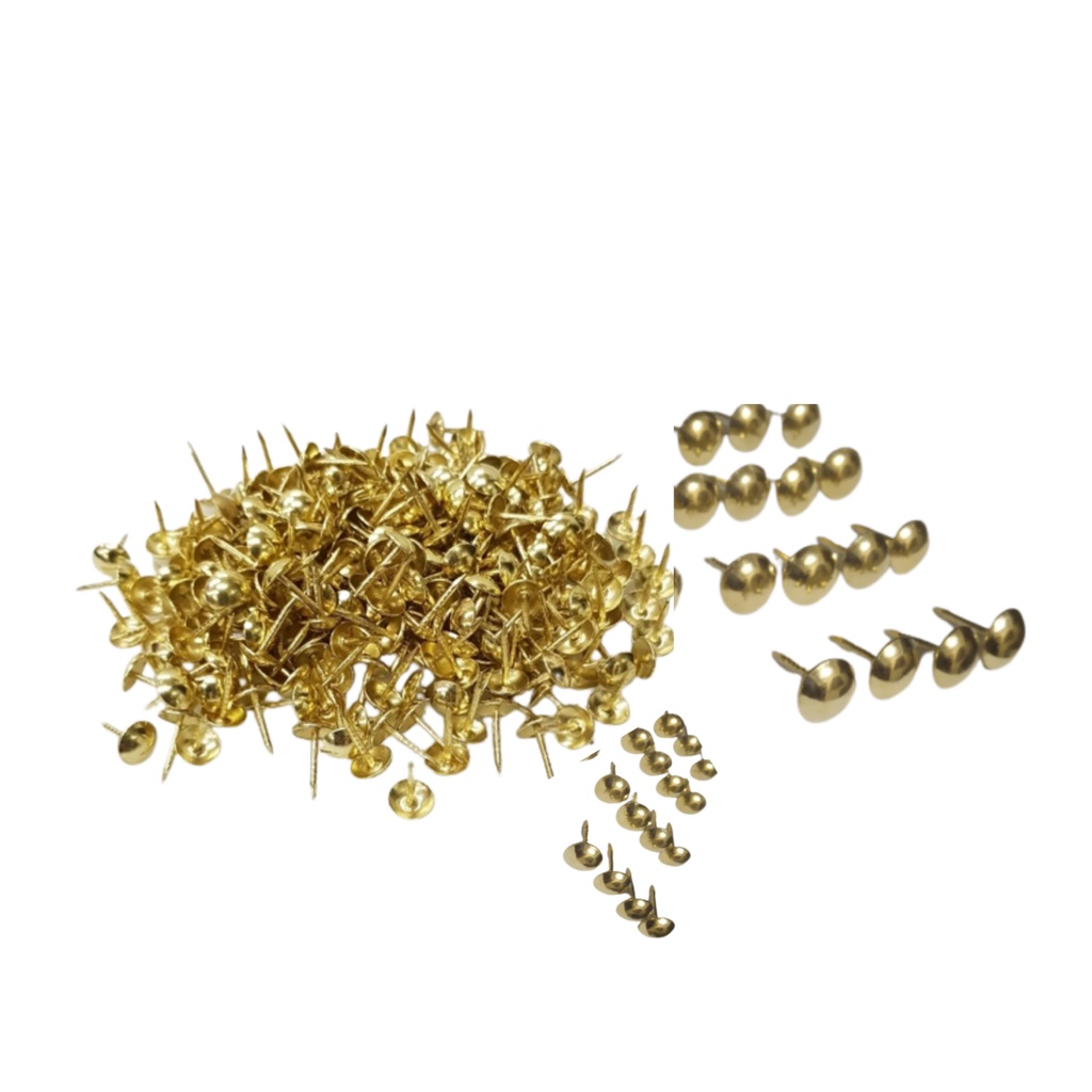 Tachinhas Tacha para Madeira Tapeçaria Estofados Dourada 100und ...