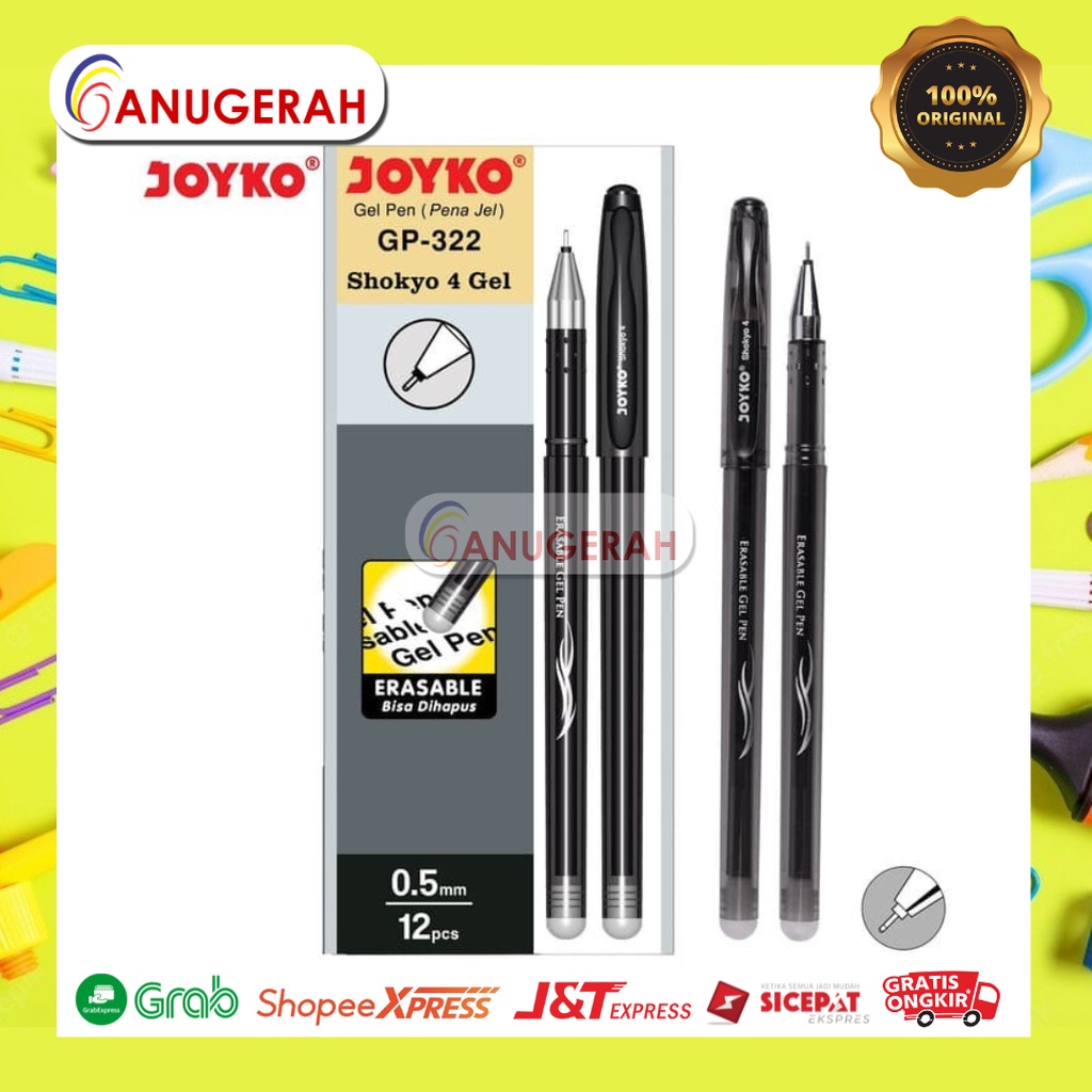 Caneta GEL Apagável Joyko GP-322 0.5MM (PCS) | Shopee Brasil