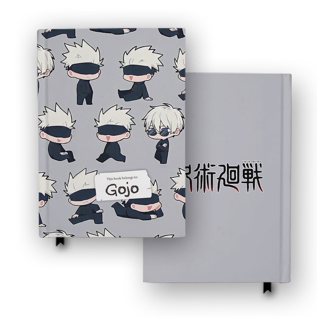 Caderno Satoru Gojo 7 Jujutsu Kaisen Anime Agenda De Capa Dura Nome ...
