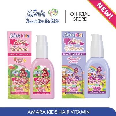 Amara Kids Vitamina Capilar Azeite De Oliva , Vit A , C , & E-Vitaminas ...
