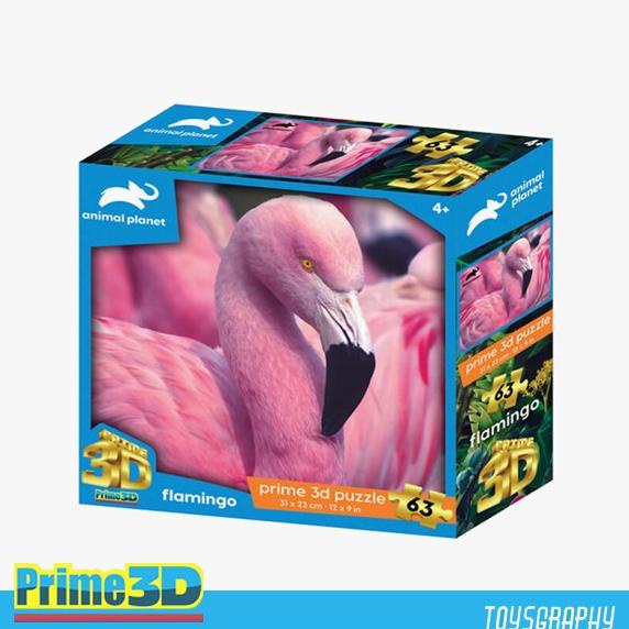 PRIME 3D PINK FLAMINGO 63PC | Shopee Brasil