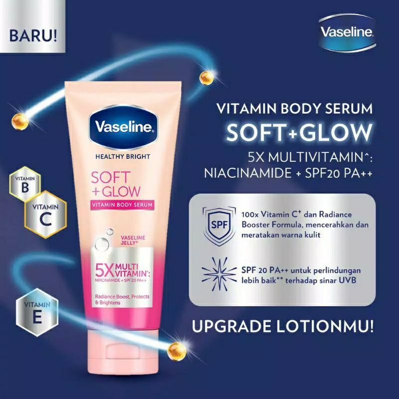 Loção Corporal Para Mãos Com Vaselina Soft Glow 180 Ml-Soro Pele ...
