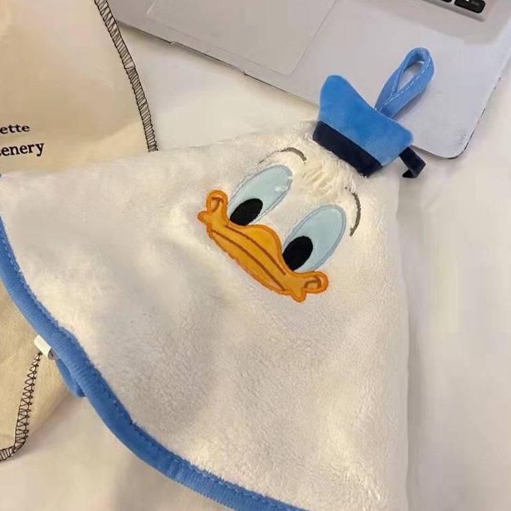 _ HAND Lavador Bordado DONALD DUCK CINNAMON ROLL/LOTSO/DRYING TOWEL ...