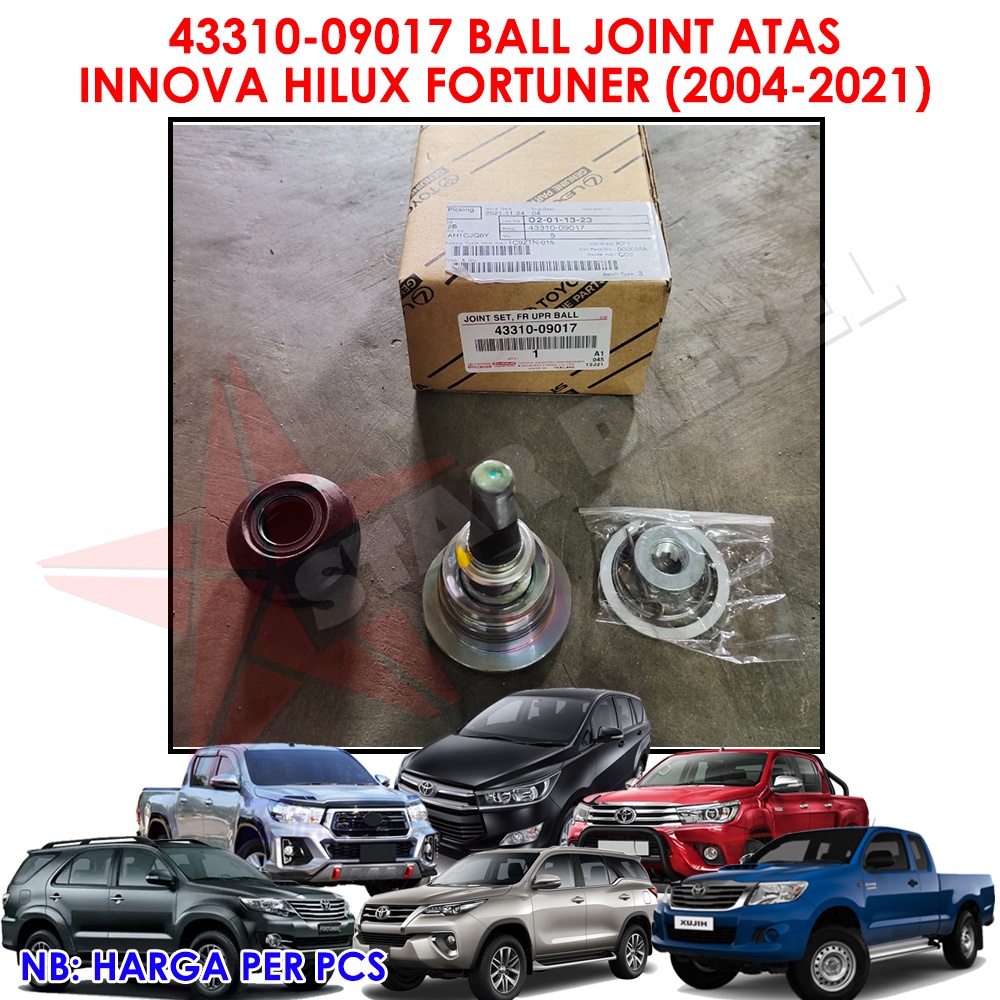 Junta Esférica Superior INNOVA/HILUX/FORTUNER (2004-2021) VRZ REBON ...