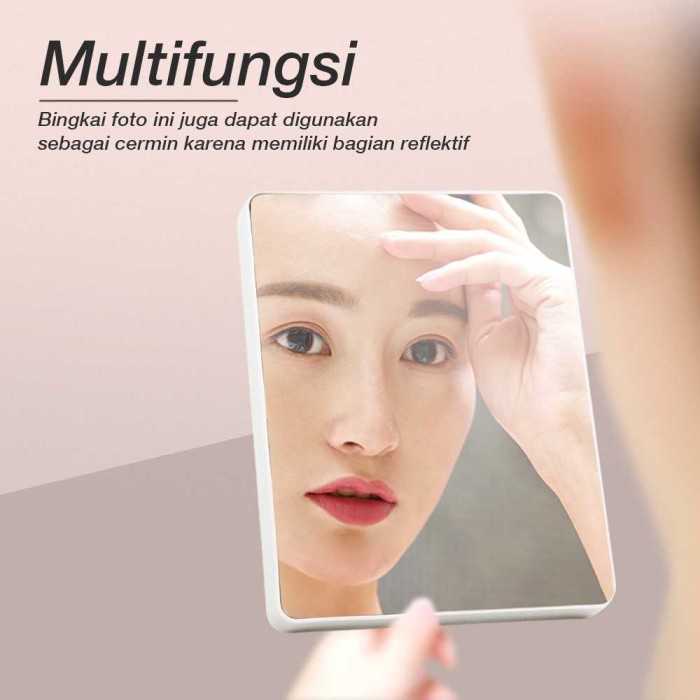 Moldura Fotográfica Magic Mirror Square Com Luz | Shopee Brasil