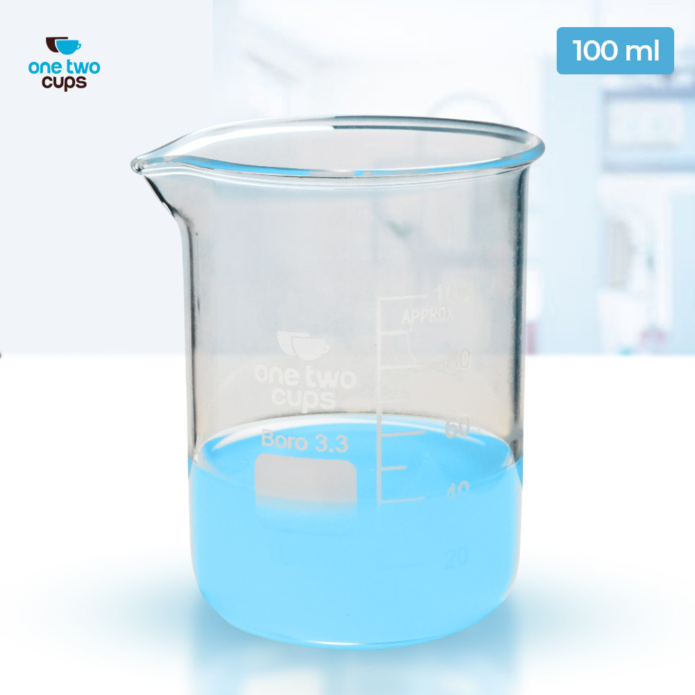 Uma Copa De Medição De Copos De Borosilicato De Vidro Para Laboratório ...