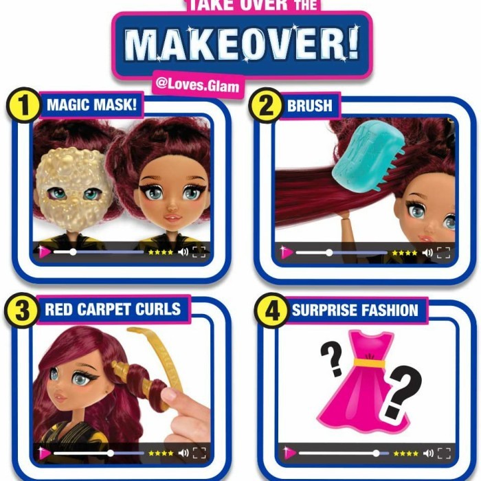 Failfix-Loves.Glam Total Makeover Boneca Novo Item | Shopee Brasil