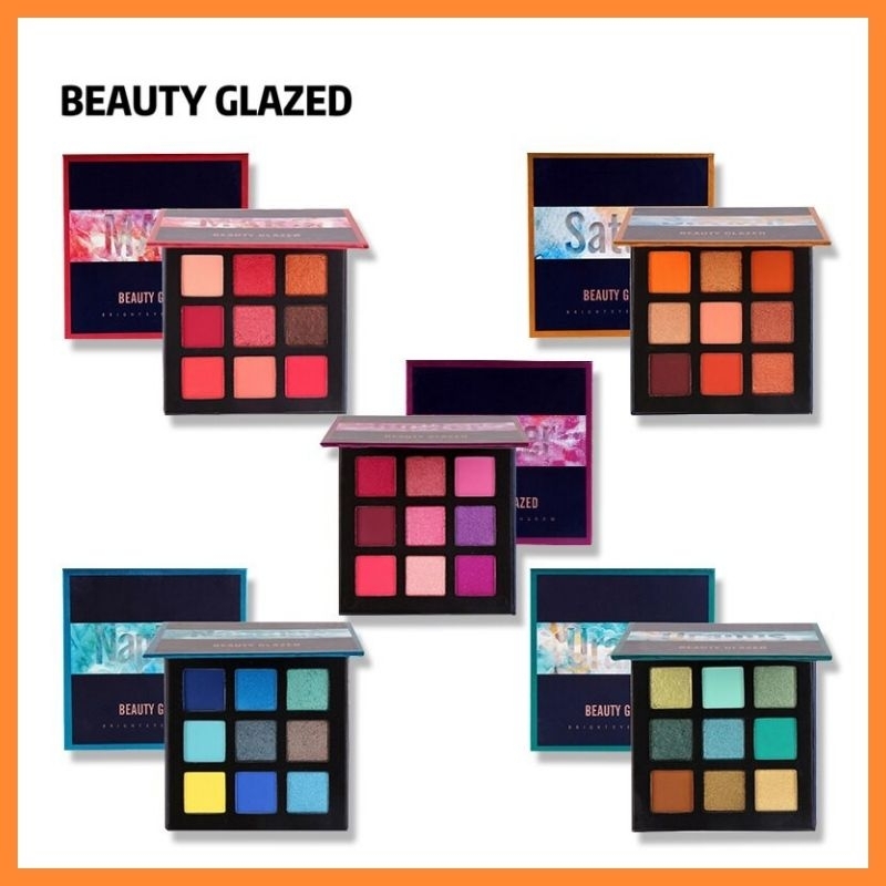 Paleta De Sombras Beauty Glazed 9colors Planet Edition | Shopee Brasil