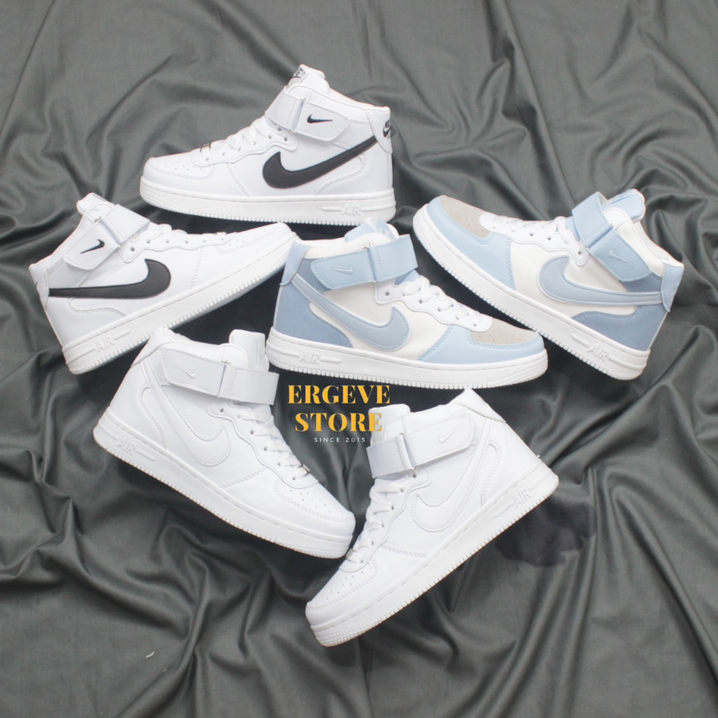 PUTIH Man & LADIES Sapatos Homem Força Aérea Branca 1 LV8 MID HI Branco ...