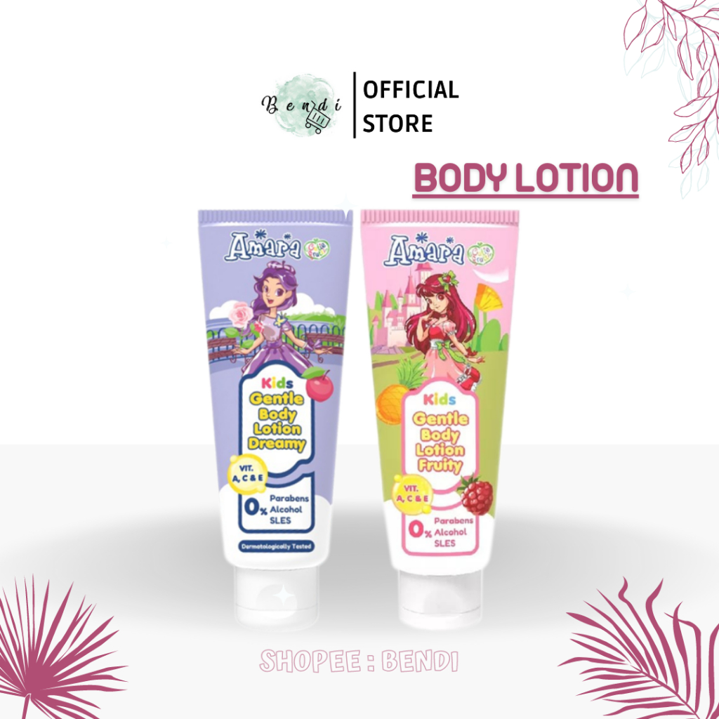Loção Corporal Suave Amara Kids | 100 ml 200 Sonhador Frutado ...