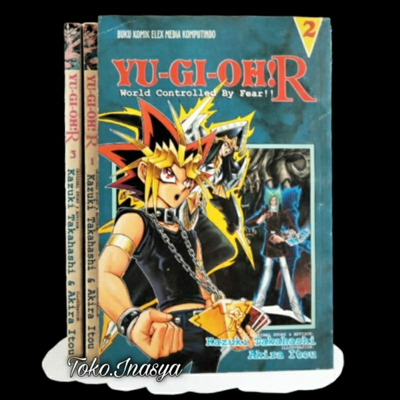 Yugioh R MANGA/Comic (YU-GI-OH !) Por KAZUKI TAKAHASHI/FULLSET VOL 1-5 Acabamento/Segundo ...