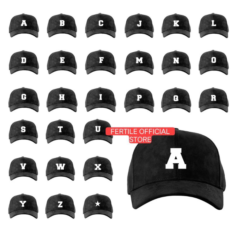 Alfabeto Letra BASEBALL Cap/ALPHABET | Shopee Brasil