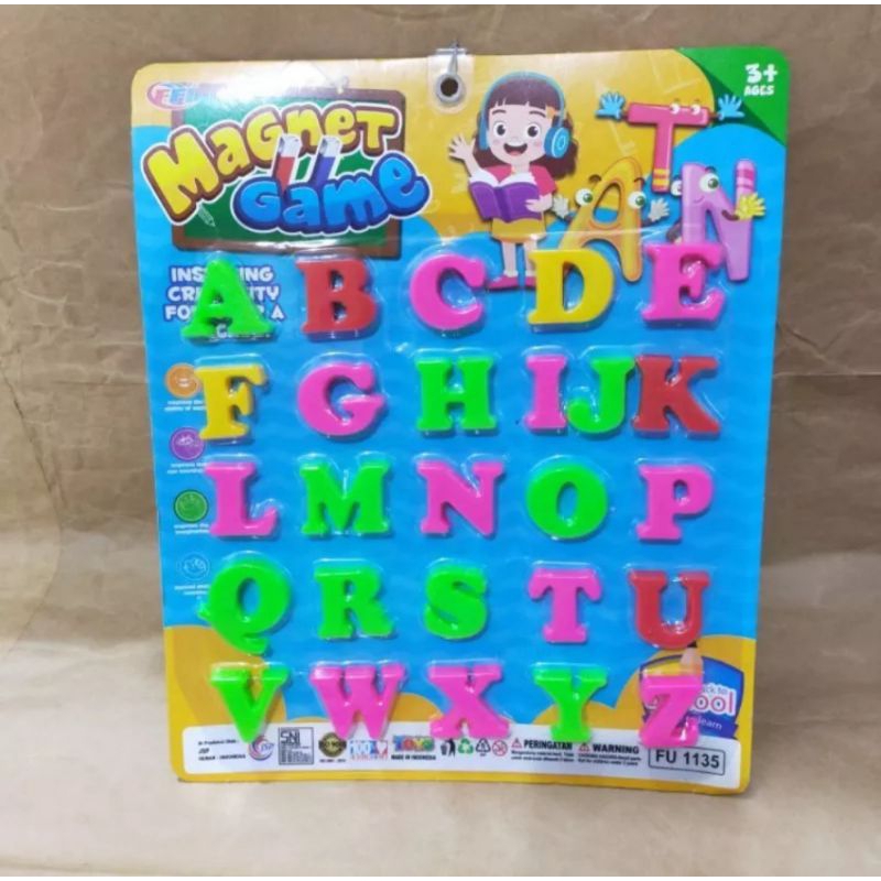 Brinquedos Educativos Infantis Aprenda A Saber O Alfabeto ABCDE FU 1135 ...