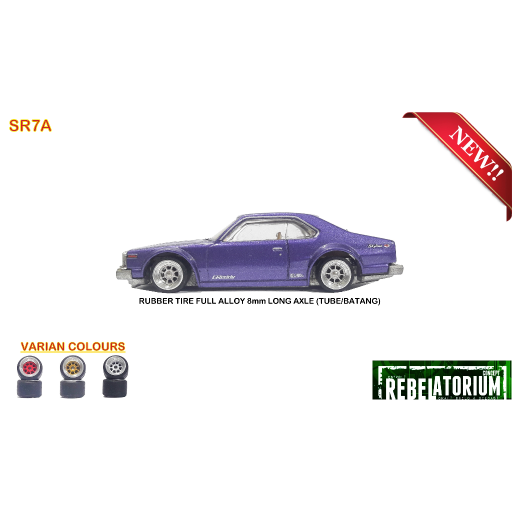 Rebelde 8 Raios SSR7 Pneus De Borracha Variante Tamanho & TIREBOMB FULL ...