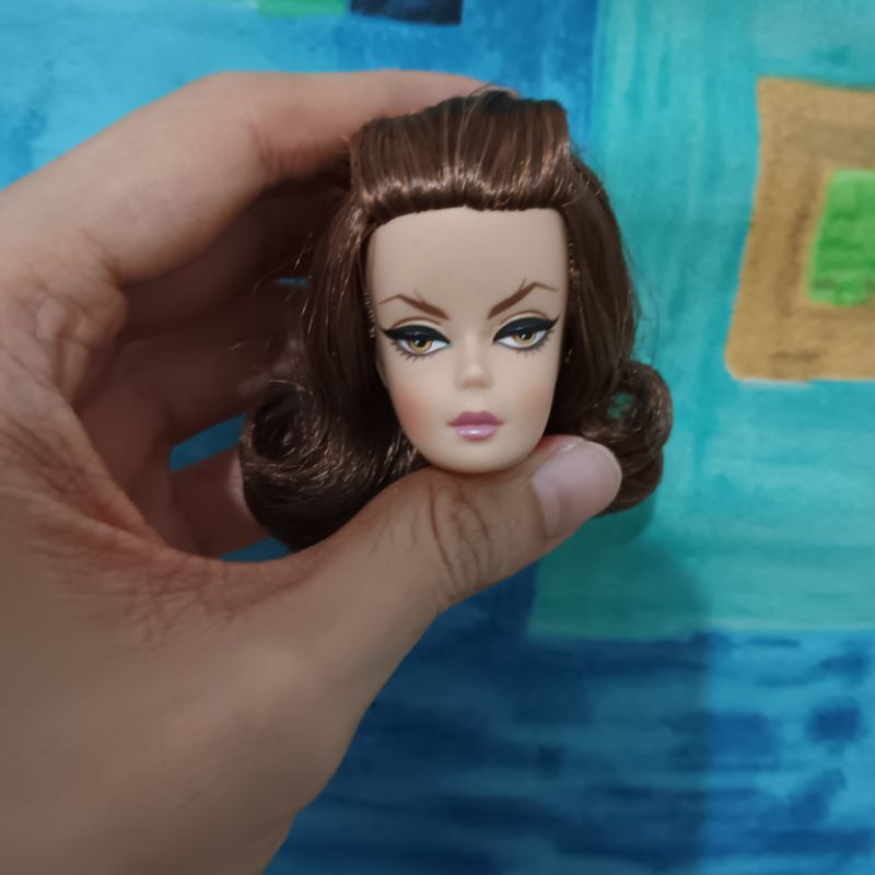barbie Pedra De Seda Cabeça/Boneca Coletor De | Shopee Brasil