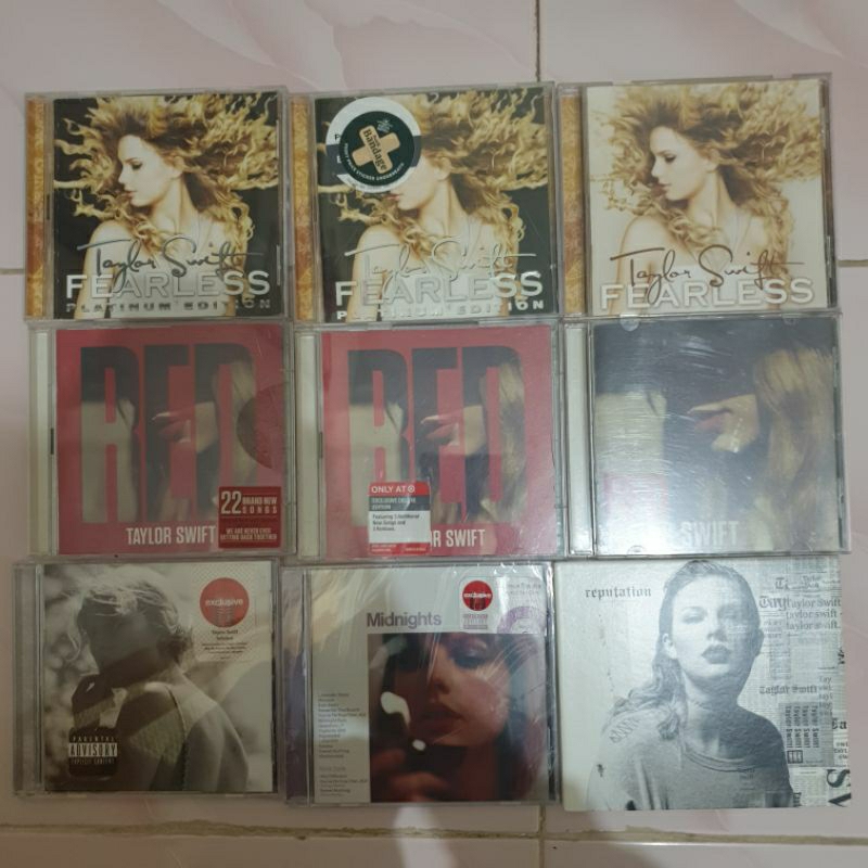 CD Do Álbum Taylor Swift RED deluxe Sempre Mais Sem Medo Edição Platina ...