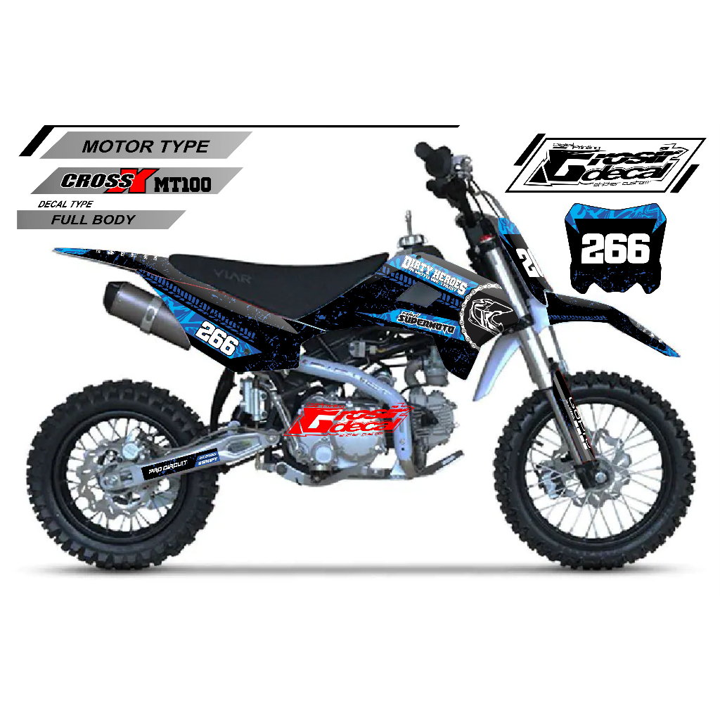 Autocolante Mini Trilha Viar 100cc Novo Corpo Inteiro Sem Embarque Como ...