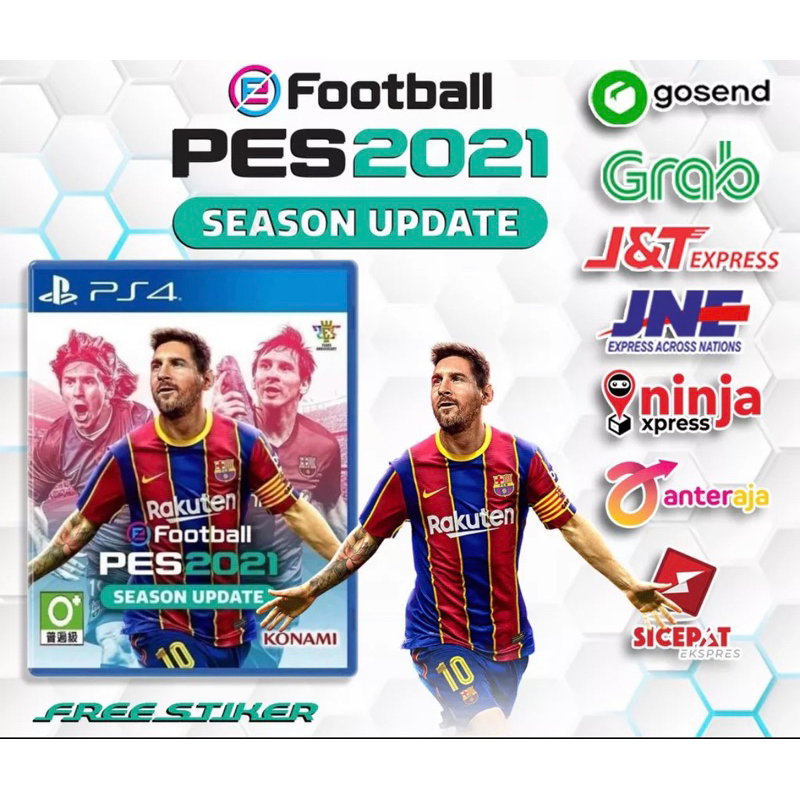 Pes 2021 Cassete PS4 CD BLURAY ORI | Shopee Brasil