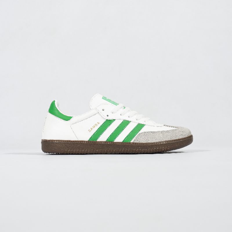 Adidas SAMBA OG Verde Branco | Shopee Brasil