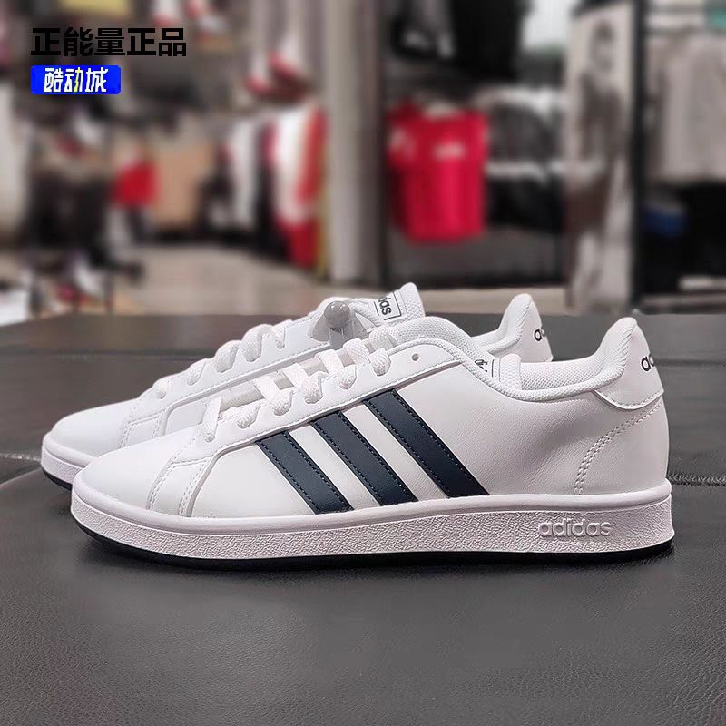 HITAM PUTIH Tênis Masculino ADDS GRND CRT TENNIS Classic White bajan ...