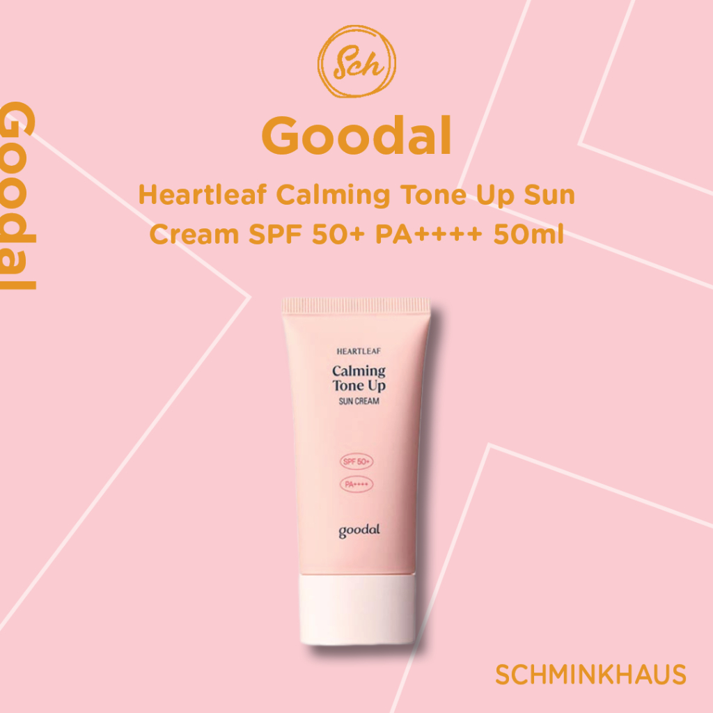 Goodal Heartleaf Calming Tone Up Sun Cream Fps 50 + PA + + 50ml (Caixa ...