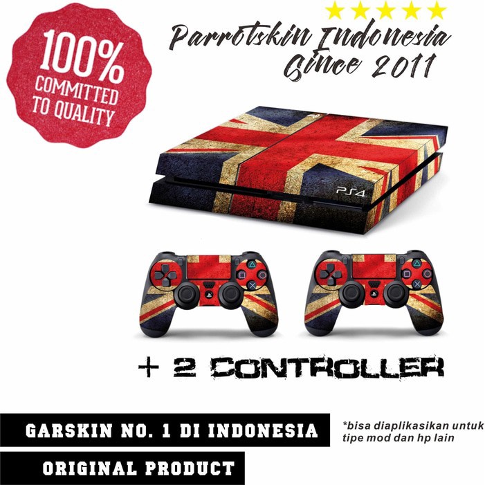 Pacote Mall Garskin Premium Sony PS4 Pele E 2c Controller Free ...