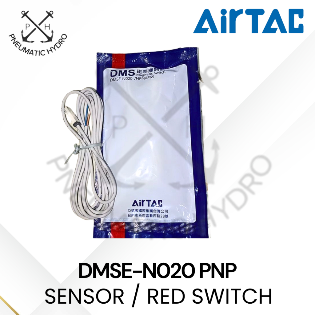 SENSOR Airtac DMSE/Interruptor Vermelho-N020 NPN | Shopee Brasil
