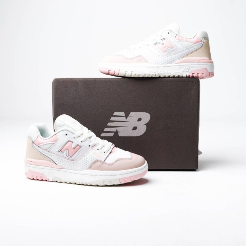 New Balance Novo Balanço 550 Edição Limitada Rosa Branco | Shopee Brasil