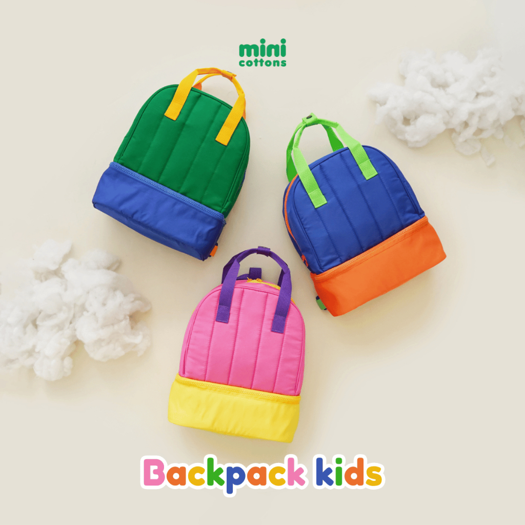 Mochila Minicottons Kids Backpack | Shopee Brasil