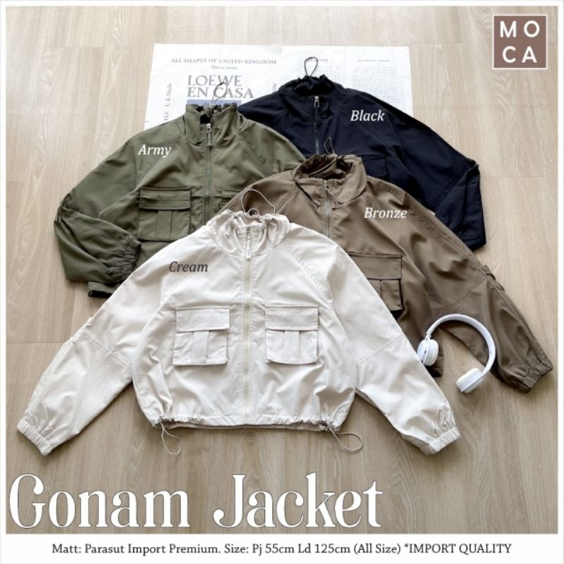 Jaqueta De Pára-Quedas Gonam (ORI MOCA) | Shopee Brasil