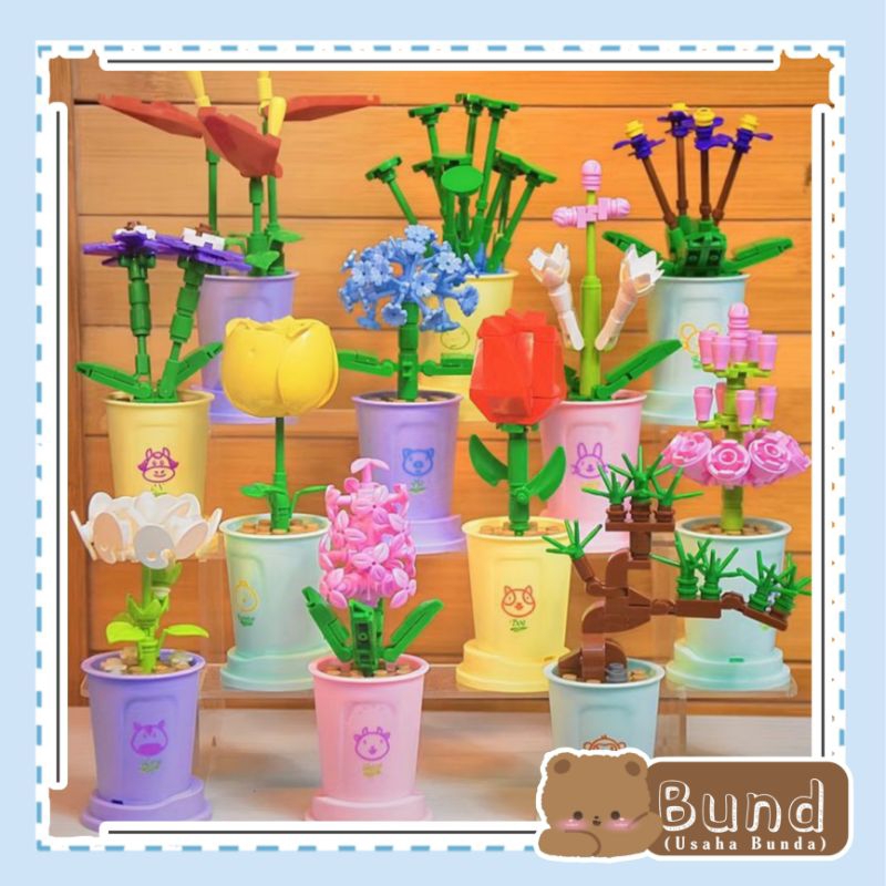 Pacote-BRICK FLOWER/Toy Desmontagem De Flores/Beautiful BRICKS/Blocos ...