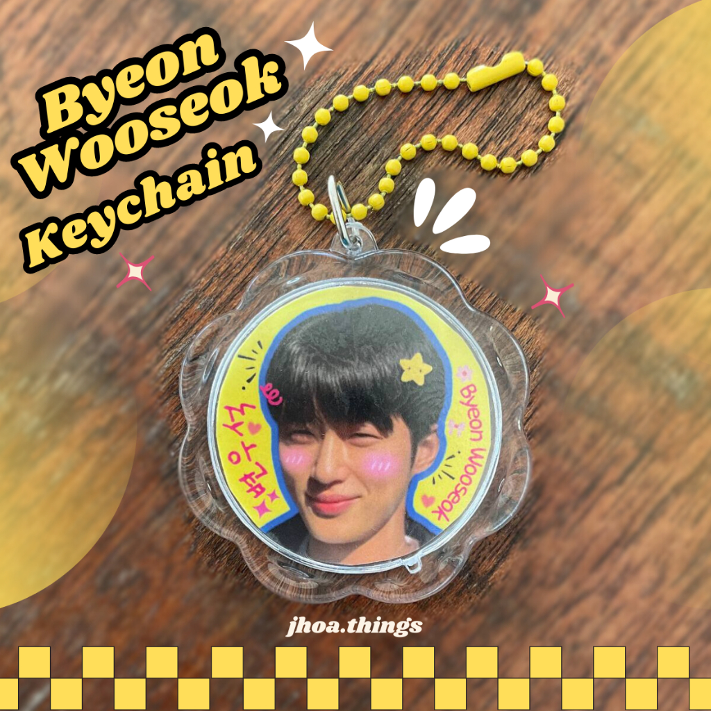 Flor Inserir KEYCHAIN BYEON WOOSEOK ACTOR KOREA LOVELY RUNNER SUNJAE ...