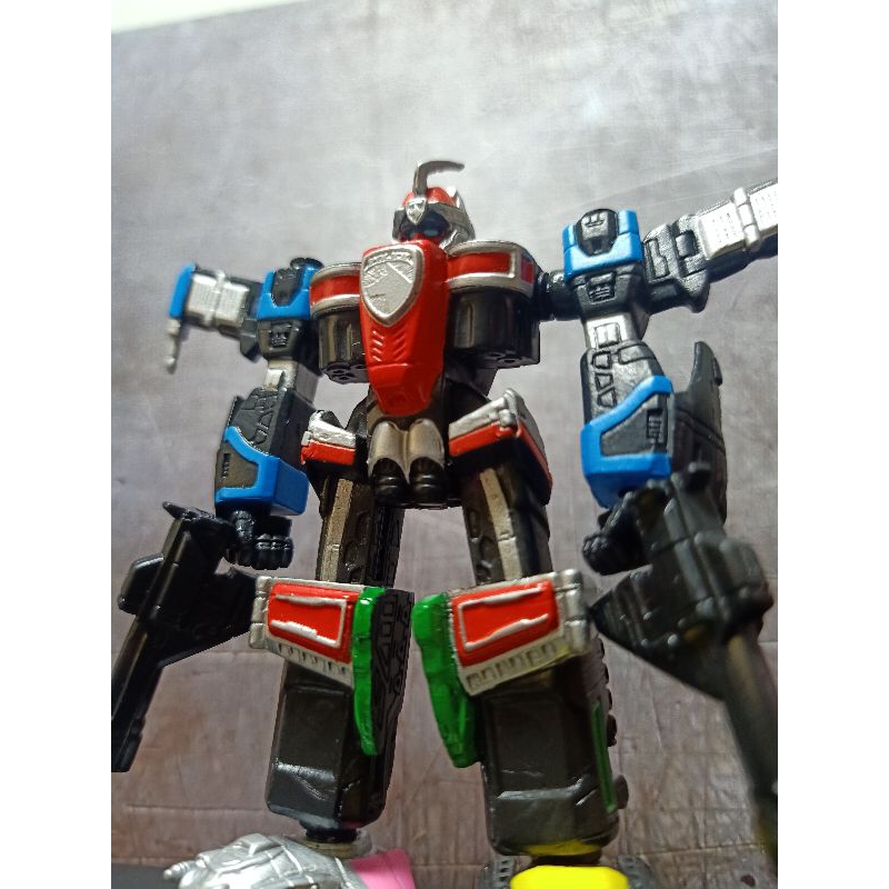 Figura De Ação Super Sentai Dekaranger SPD Megazord Personagem Deka Asa ...