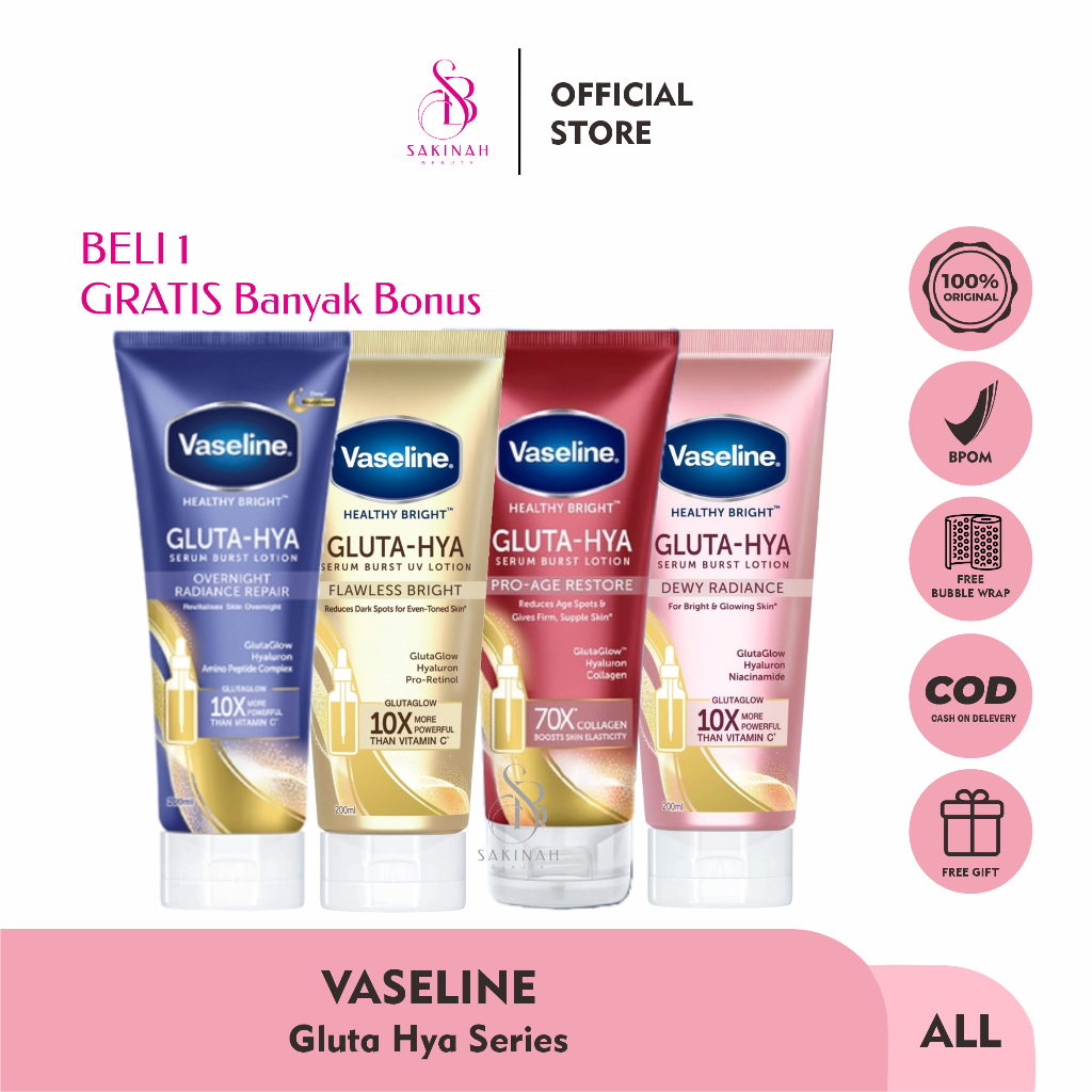 Vaselina Saudável Brilhante Gluta Hya Soro Brust Loção UV Rosa Orvalho ...