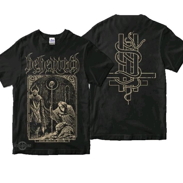 Camiseta Da Banda Behemoth Tradicionalbert De metal Preto rock dimmu ...