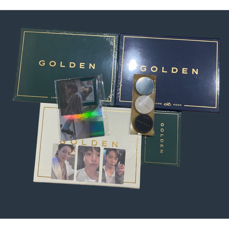 Álbum Selado Golden JK Jungkook Jung Kook BTS Conjunto De Random ...